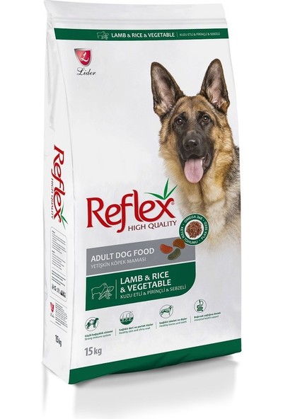 Reflex 15 kg Kuzu Etli & Pirinçli & Sebzeli Yetişkin Köpek Maması 15 kg