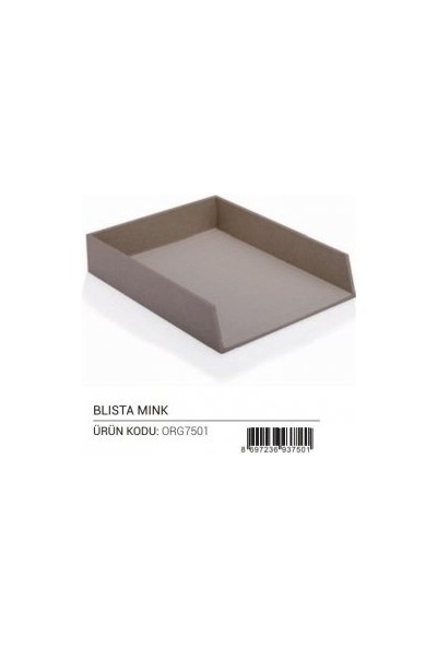 Gıpta Blista Mink Evrak Rafı Tekli (ORG7501) Gıpta Blista Mink Evrak Rafı Tekli (ORG7501)