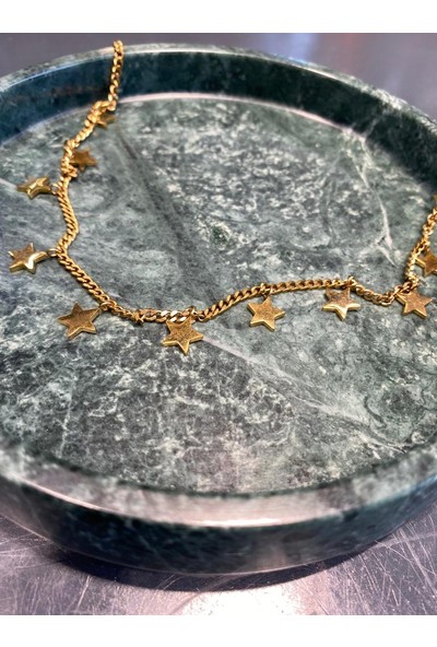 IVY Store Yıldız Charmli Gold Kolye
