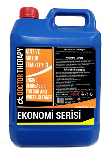 Doctor Therapy Jant ve Motor Temizleyici Ekonomi Serisi 5 Litre Doctor Therapy Jant ve Motor Temizleyici Ekonomi Serisi 5 Litre