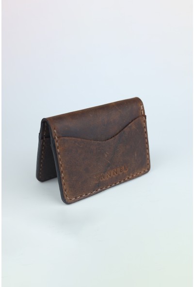 Tannel El Yapımı Deri Kartlık