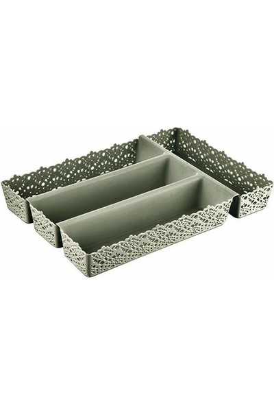 Transformacion Marazzi 4 Bölmeli Çekmece Içi Kaşıklık Gri