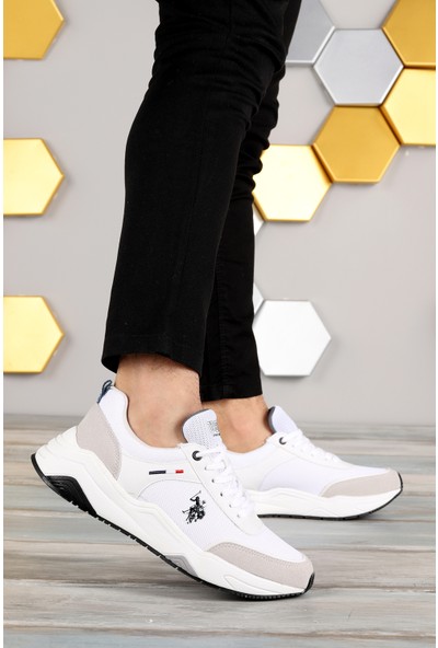 U.s. Polo Assn. Senior Günlük Erkek Spor Ayakkabı Beyaz