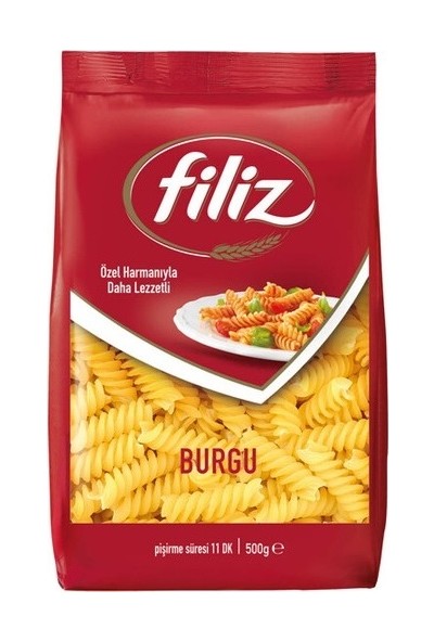 Filiz Makarna Burgu 500GR x 20 Paket Filiz Makarna Burgu 500GR x 20 Paket