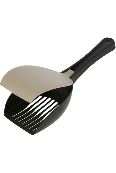 Kerbl Kedi Kumu Küreği Elekli ve Kapaklı Bej