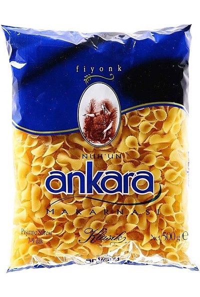 Nuhun Ankara Makarnası Fiyonk 500GR x 20 Paket Nuhun Ankara Makarnası Fiyonk 500GR x 20 Paket