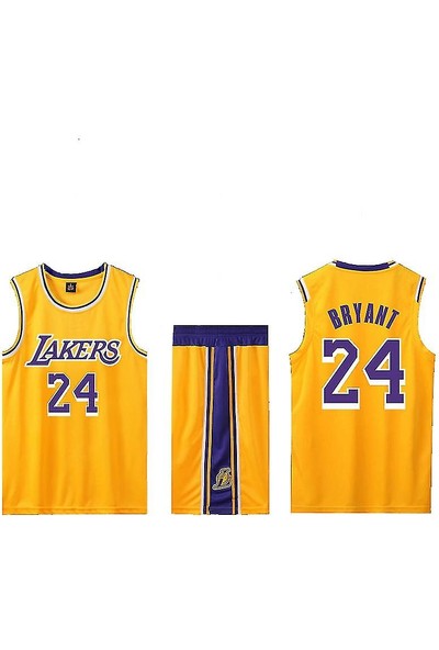 Nova Lakers 24 Numara Kobe Bryant Basketbol Forması M Beden - Sarı (Yurt Dışından) Nova Lakers 24 Numara Kobe Bryant Basketbol Forması M Beden - Sarı (Yurt Dışından)