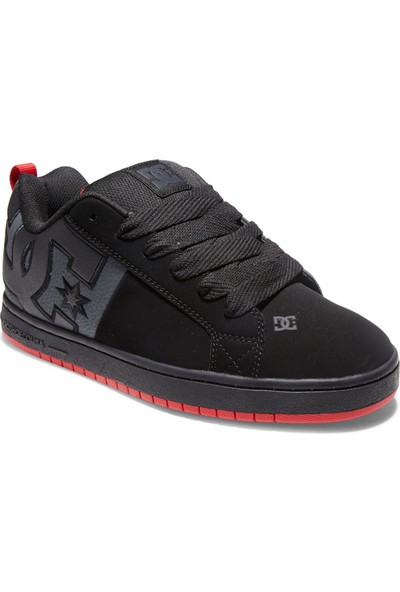 Dc Shoes Life, 45, Siyah - Gri - Kırmızı