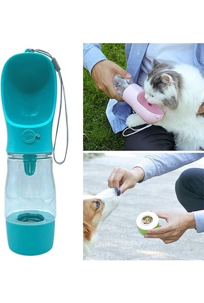 Hansel Taşınabilir Kedi Köpek Suluğu Mama Hazneli Seyahat Su Şişesi Emniyetli Sızdırmaz Hansel Taşınabilir Kedi Köpek Suluğu Mama Hazneli Seyahat Su Şişesi Emniyetli Sızdırmaz