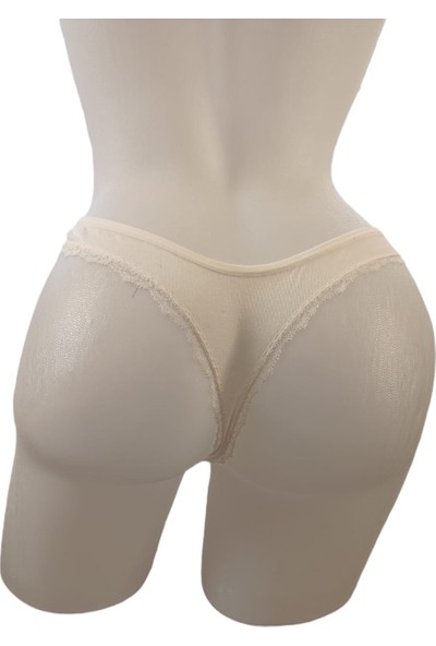 Koza Dantel Detaylı String Koza Dantel Detaylı String