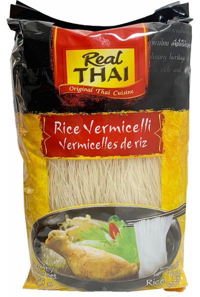 Real Thai Pirinç Şehriye Rice Vermicelli 375 gr Real Thai Pirinç Şehriye Rice Vermicelli 375 gr