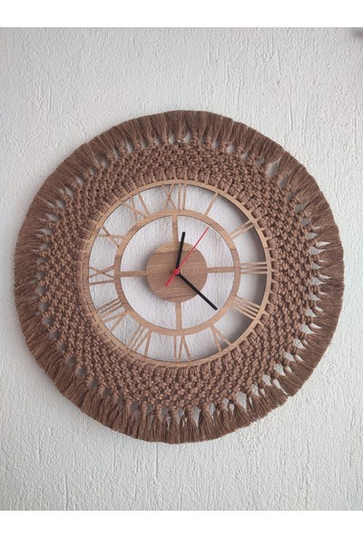 Makrome Duvar Saati