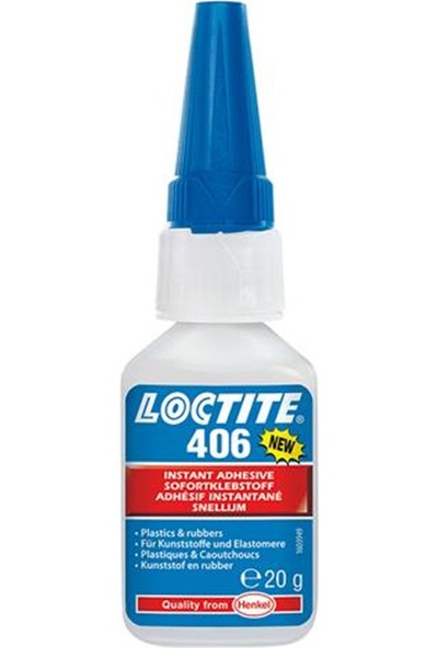 Loctite 406 Hızlı Yapıştırıcı 20 gr Loctite 406 Hızlı Yapıştırıcı 20 gr
