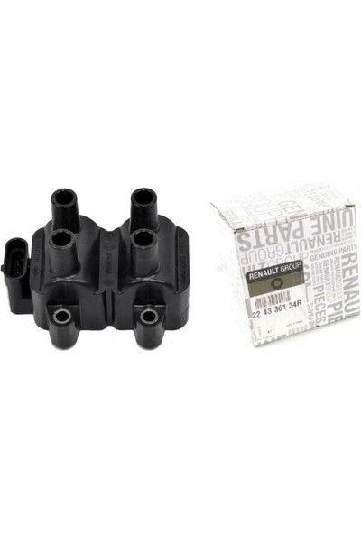 Mais Clio 1 - I Ateşleme Bobini 4 Fişli 7700274008 - 224336134R
