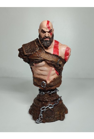 Kratos God Of War 4 / Playstation ve Pc Oyun Karakteri Polyester Figür