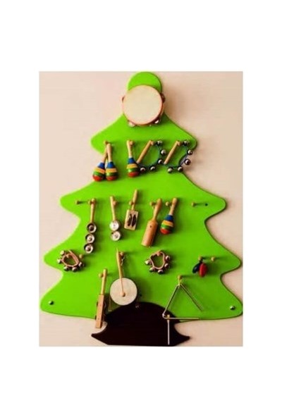 Rhn Music Ağaç Müzik Köşesi-Müzik Aletleri Dahil