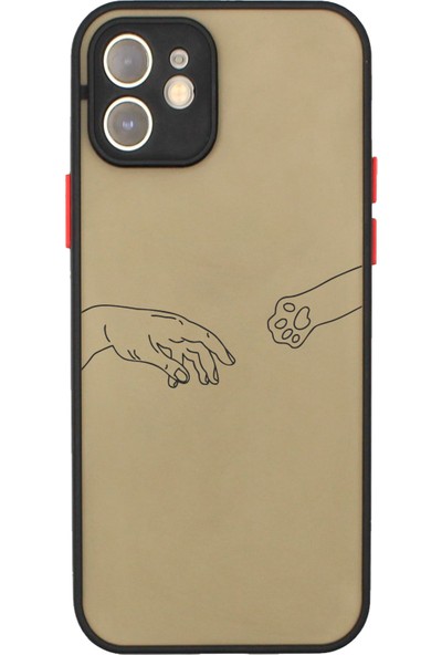 Casesing Apple iPhone 11 Kamera Lens Korumalı El ve Kedi Patisi Tasarımlı Montreal Siyah Kılıf Casesing Apple iPhone 11 Kamera Lens Korumalı El ve Kedi Patisi Tasarımlı Montreal Siyah Kılıf