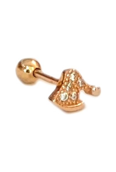 Adore Silver Gümüş Tasarım Taşlı Piercing