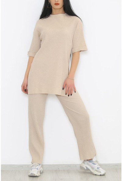 Modadem Fitilli Takım Bej - 8622.1567. Modadem Fitilli Takım Bej - 8622.1567.