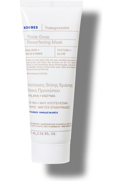 Korres Bakım Maskesi