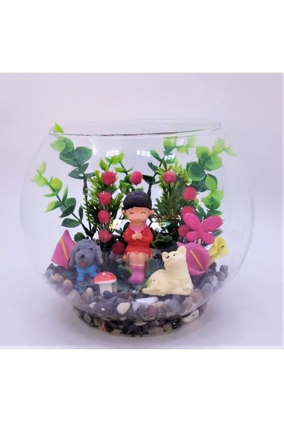 Anneler Günü Hediyesi Mutlu Anne Figürlü Anneye Hediye Teraryum Anneler Günü Hediyesi Mutlu Anne Figürlü Anneye Hediye Teraryum