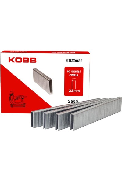 Kobb KBZ9022 22MM 2500 Adet 90 Serisi Ağır Hizmet Tipi Zımba Teli Kobb KBZ9022 22MM 2500 Adet 90 Serisi Ağır Hizmet Tipi Zımba Teli
