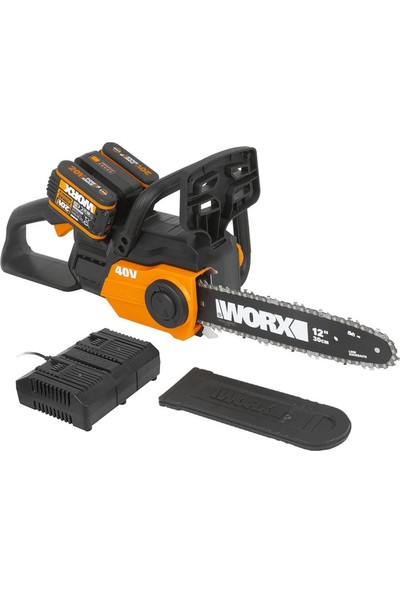 Worx WG381E 40VOLT 2.0AH Li-Ion 30CM Profesyonel Şarjlı Zincirli Testere Worx WG381E 40VOLT 2.0AH Li-Ion 30CM Profesyonel Şarjlı Zincirli Testere