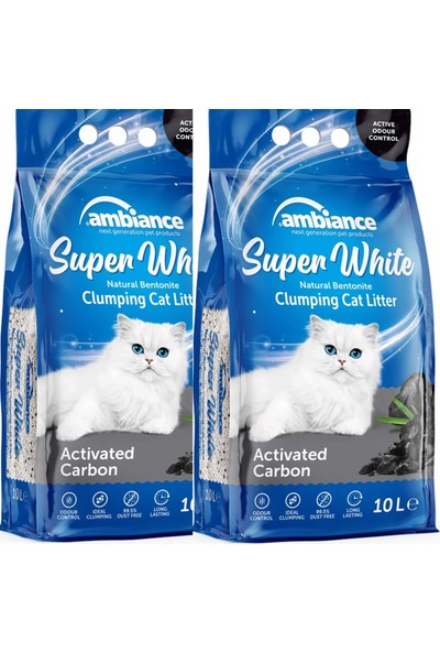 Ambiance Kedi Kumu Activated Carbon 10 Lt x 2 Adet Ambiance Kedi Kumu Activated Carbon 10 Lt x 2 Adet