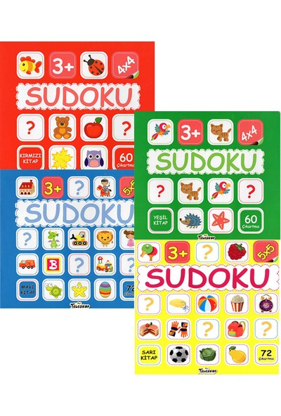 +3 Yaş Sudoku 4’lü Set (Teleskop Yayınları) +3 Yaş Sudoku 4’lü Set (Teleskop Yayınları)