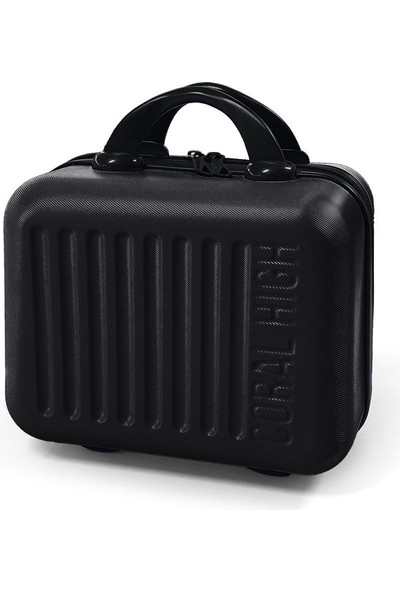 Coral High Siyah Renkli Makyaj Çantası