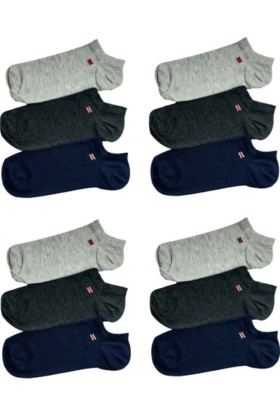 Lara Çorap 12'li 3 Renk Erkek Patik Çorap (40-46) Lara Çorap 12'li 3 Renk Erkek Patik Çorap (40-46)