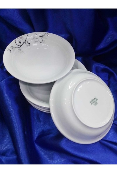 Güral Porselen 20 cm Çukur Yemek Tabağı