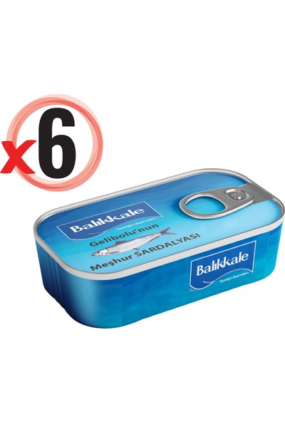 Balıkkale Sardalya Konservesi 125 gr × 6 Adet Balıkkale Sardalya Konservesi 125 gr × 6 Adet