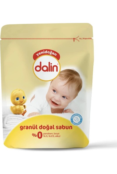 Dalin Doğal Granül Toz Sabun 1000 gr Dalin Doğal Granül Toz Sabun 1000 gr