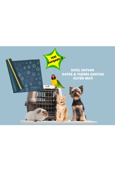 Petmat Yapışabilir Evcil Hayvan Matları Kafes ve Taşıma Çantaları Için 25 Adet Petmat Yapışabilir Evcil Hayvan Matları Kafes ve Taşıma Çantaları Için 25 Adet