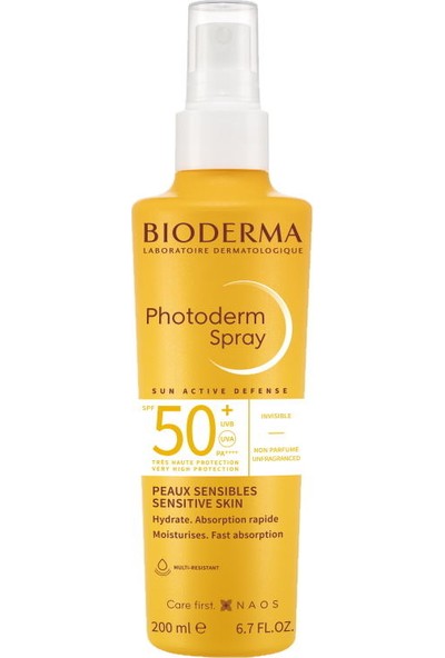 Bioderma Photoderm Sprey SPF50+ Güneş Koruyucu 200ml Bioderma Photoderm Sprey SPF50+ Güneş Koruyucu 200ml