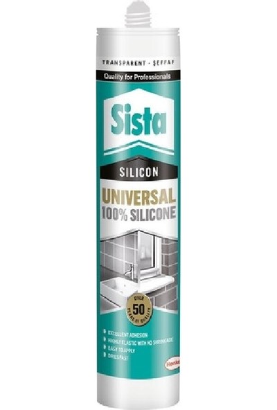 Sista Universal Şeffaf Silikon 280ML Sista Universal Şeffaf Silikon 280ML