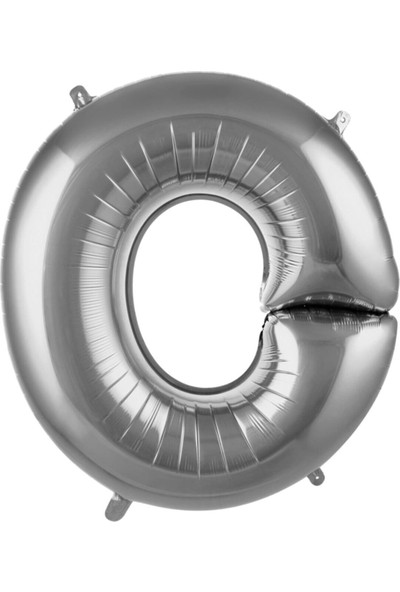 Folyo Balon O Harfi Büyük Boy Balon Gümüş 82 cm Folyo Balon O Harfi Büyük Boy Balon Gümüş 82 cm