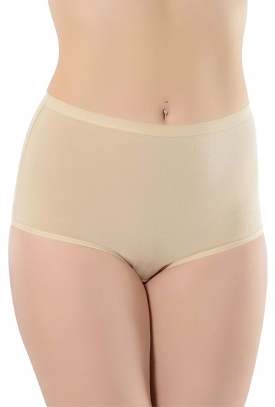 Belinay Kadın 4'lü Yüksek Bel Külot 0309 Ten