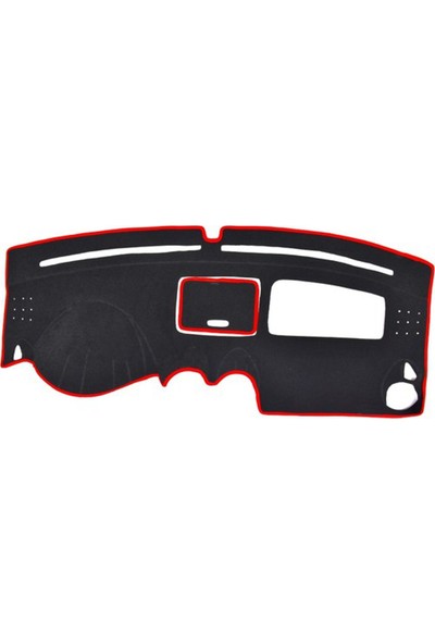 GUERRINO Volkswagen Caddy Torpido Halısı Kırmızı 2004+ Modellerine Uygun