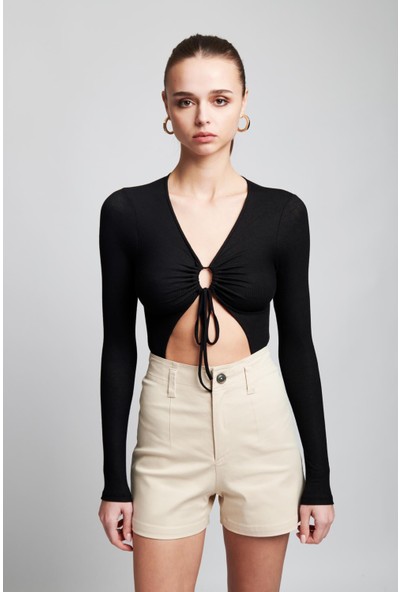 IAMNOTBASIC Grace Şort - Bej