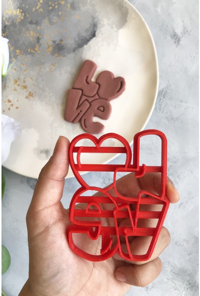Cestopieno Kalpli Love Kurabiye Kalıbı