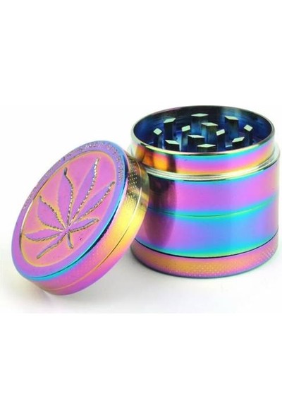 Rainbow 4 Katmanlı 40 mm Metal Grınder Baharat Öğütücü Rainbow 4 Katmanlı 40 mm Metal Grınder Baharat Öğütücü