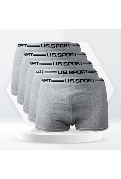 Tutkun Us.sport Tutkun Içgiyim 5'li Gri Boxer, Baksır, Likralı, Pamuklu, Slim Fit Tutkun Us.sport Tutkun Içgiyim 5'li Gri Boxer, Baksır, Likralı, Pamuklu, Slim Fit
