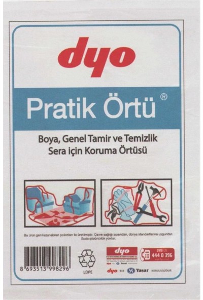 Dyo Pratik Örtü 10 M2