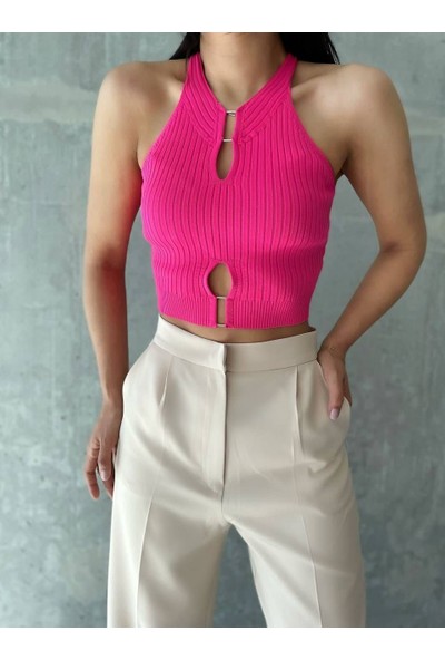 Jdr Kolsuz Halka Detaylı Triko Atlet