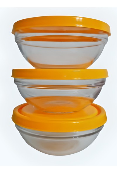 Paşabahçe Saklama Kabı 3'lü Set