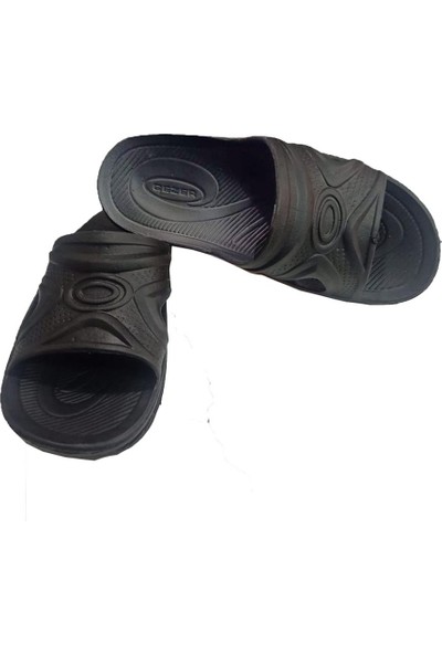 Gezerler Erkek Banyo/bahçe Terlik Siyah Renk Gezerler Erkek Banyo/bahçe Terlik Siyah Renk
