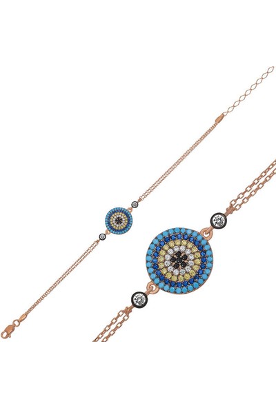 Kutaydan Kutaydan Gümüş Nazar Bayan Bileklik