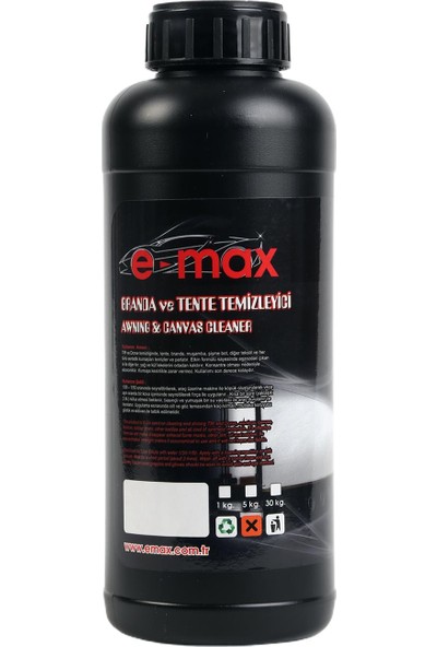 Emax 1lt Branda(Cabrio) ve Tente Temizleme Emax 1lt Branda(Cabrio) ve Tente Temizleme